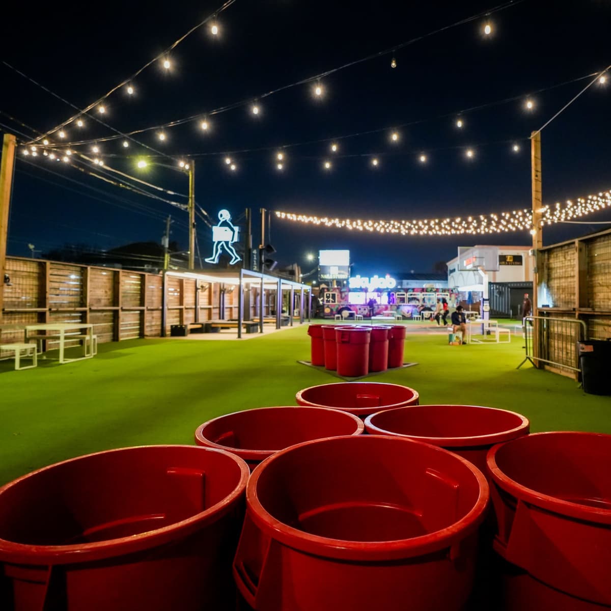 Outdoor Patio Bar with Basketball Court, TVs, Arcade, and more, Houston ...