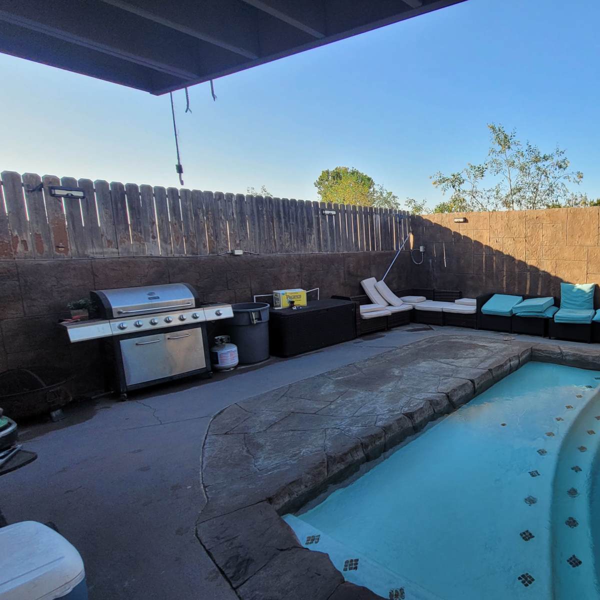 Small backyard with pool, Harbor City, CA | Event | Peerspace
