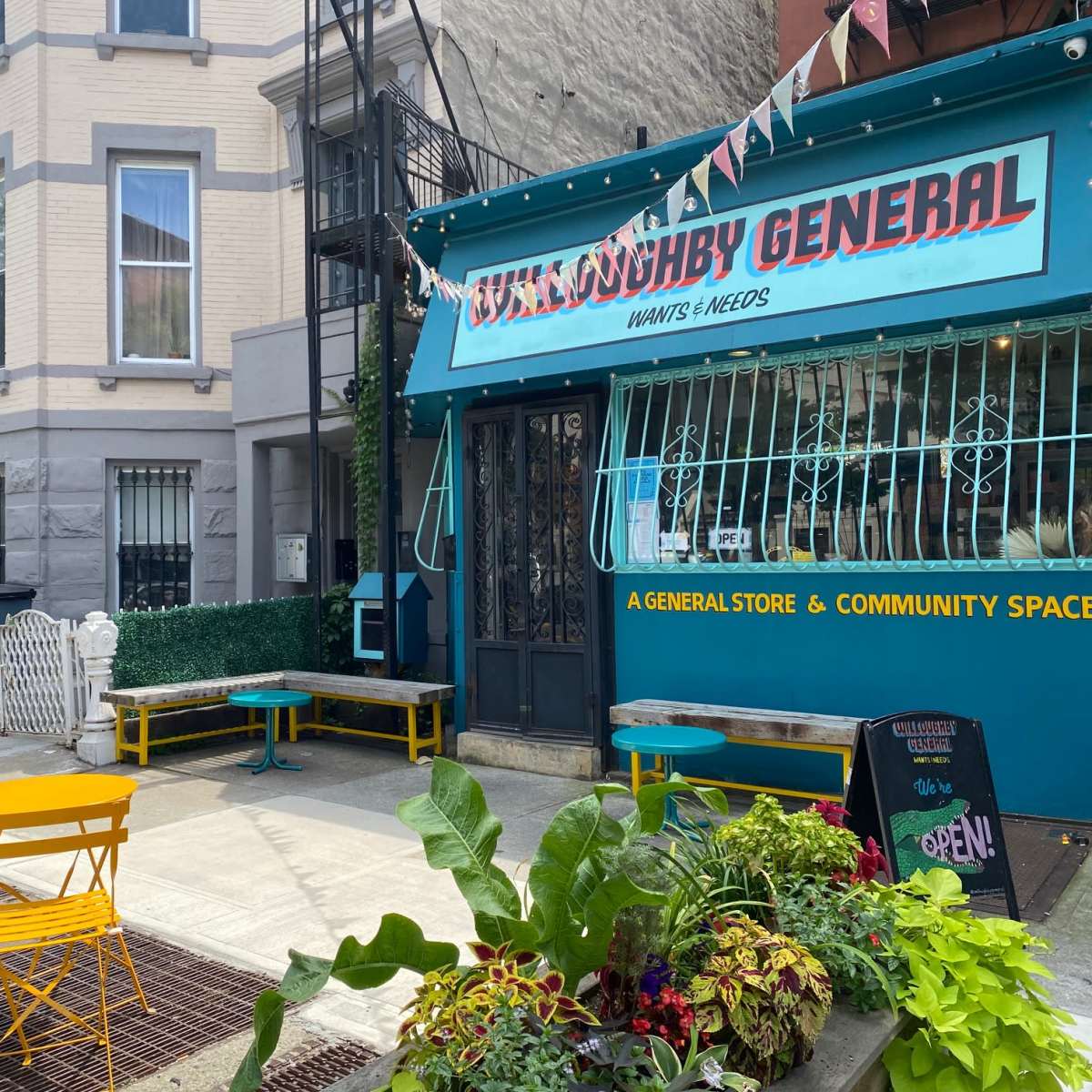 General retail store, provisions shop, coffee shop and sidewalk cafe ...