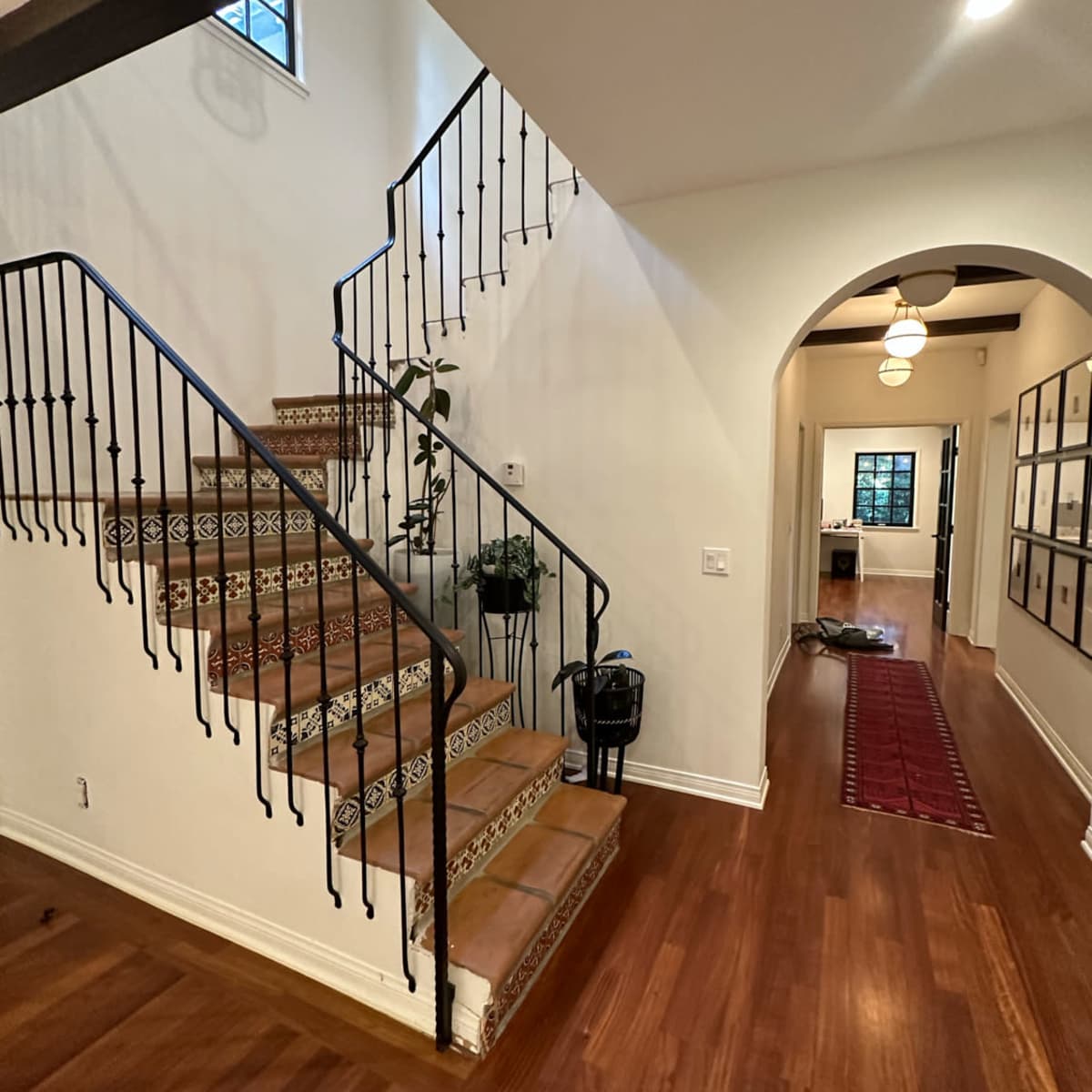 Open and bright Monterey Spanish exterior with a modern elevated ...