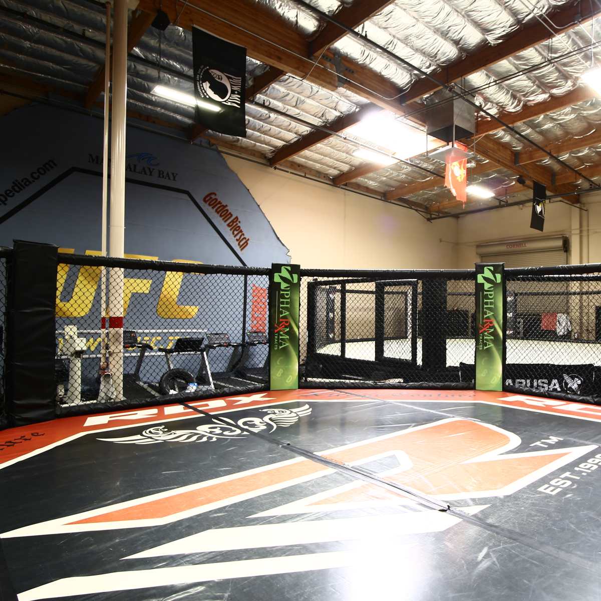 Huge Training Octagon for Production Use Two Miles from the Strip, Las ...