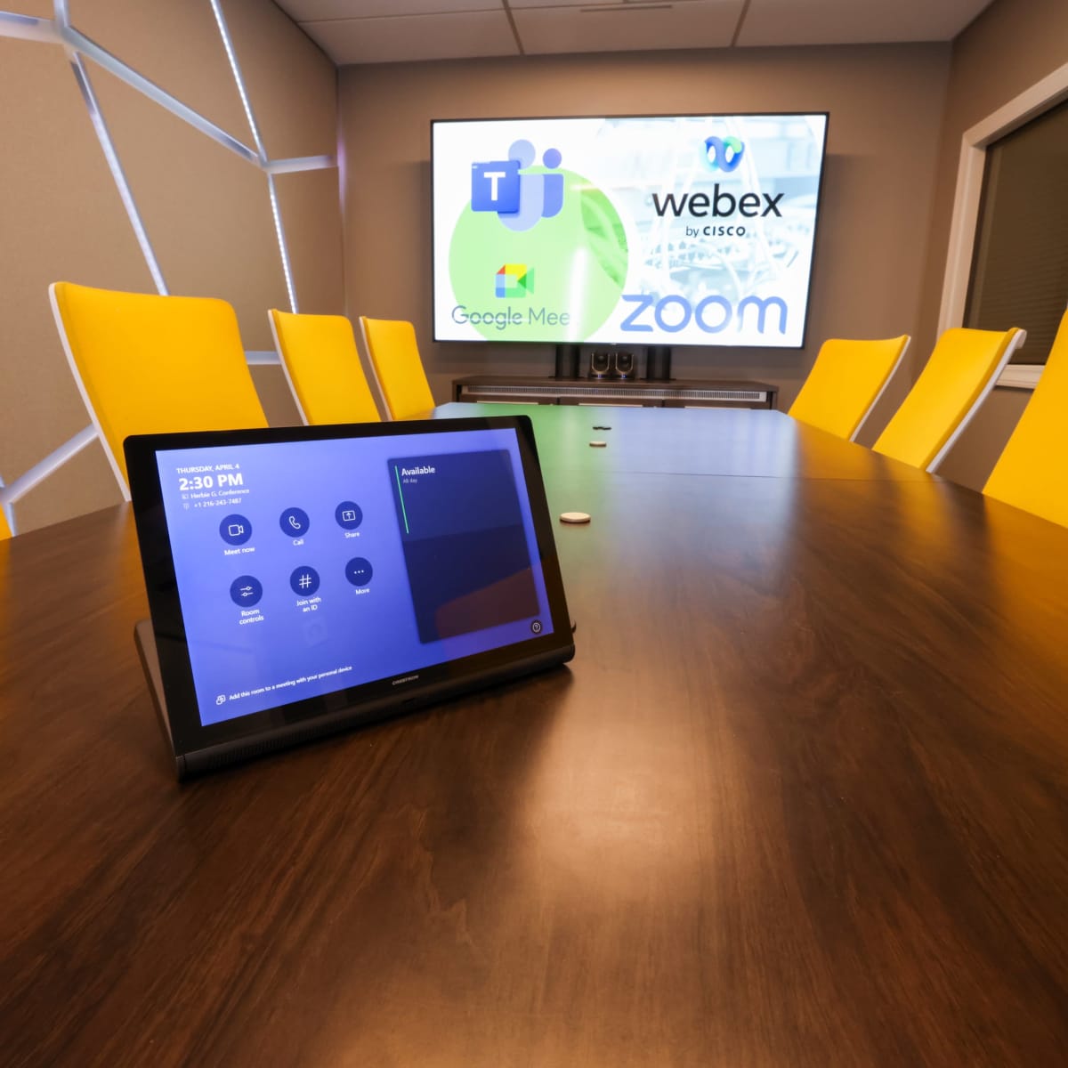 Fully integrated video conferencing room, Cleveland, OH | Off-Site ...