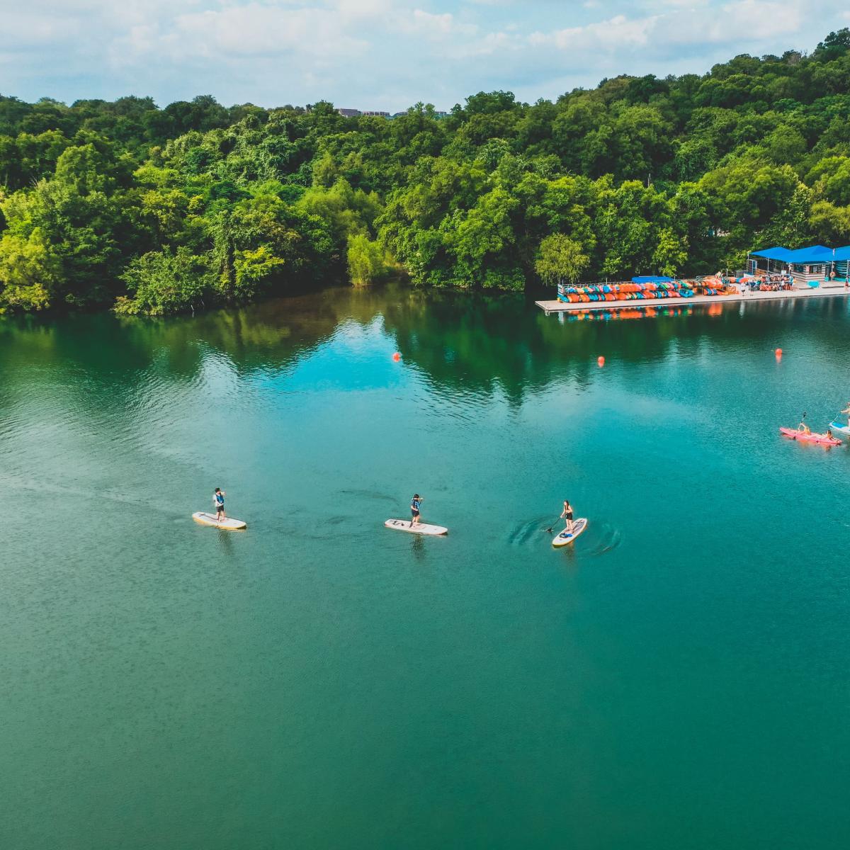 Aesthetic Urban Dock with Scenic Views, Austin, TX | Production | Peerspace