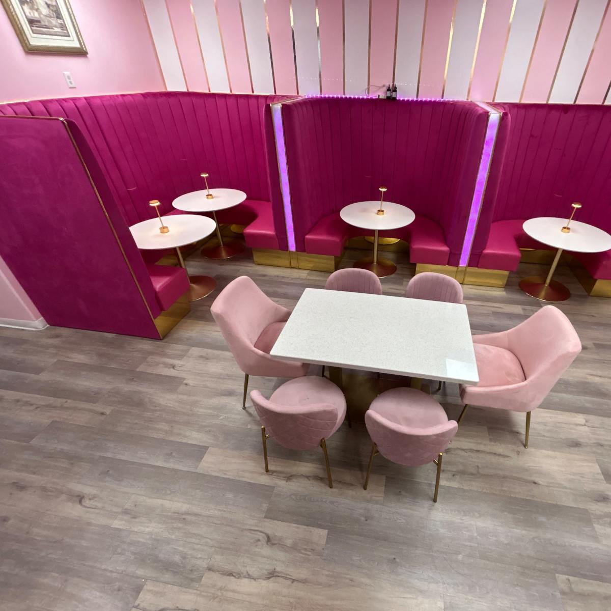 Cute Pink Stylish Cafe, orange, CA | Off-Site | Peerspace