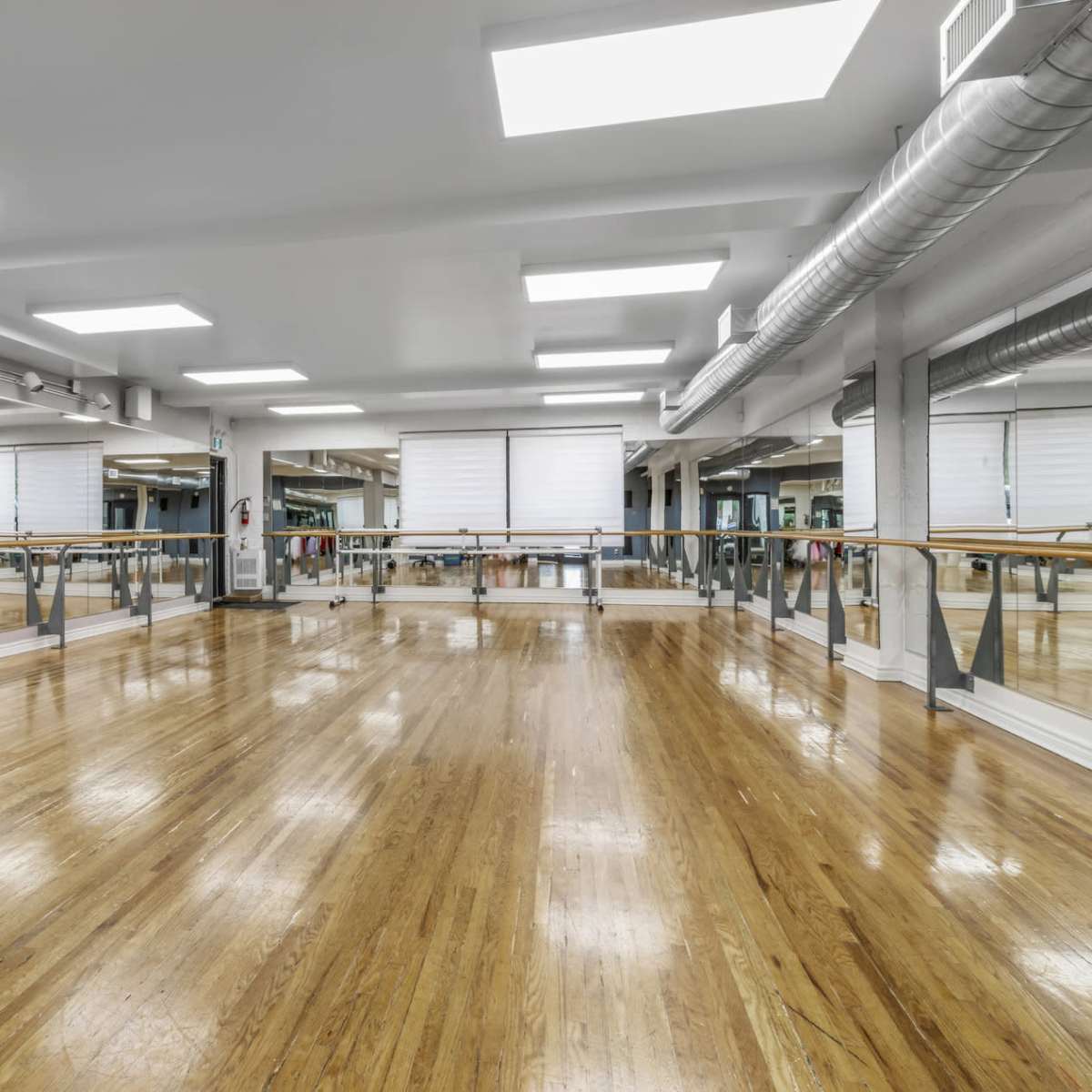 Mirrored and Modern Industrial Dance Studio, North York | Production ...