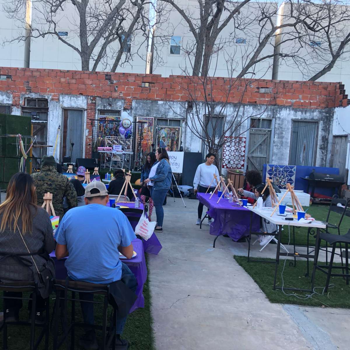 Open aired rustic, Outdoor event space in Midtown area, Almeda Rd ...