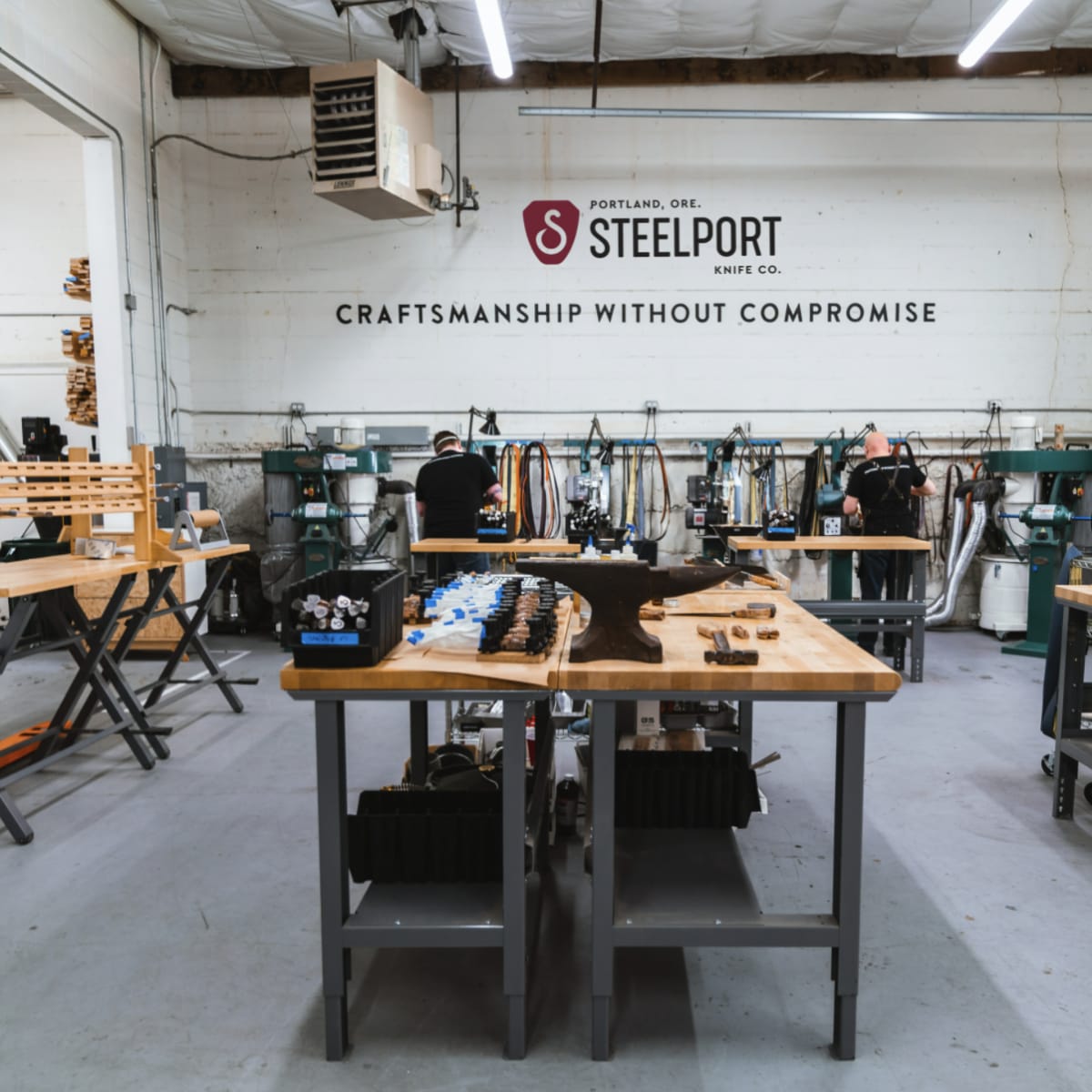 Unique Factory Floor where Culinary Knives are Handcrafted, Portland ...