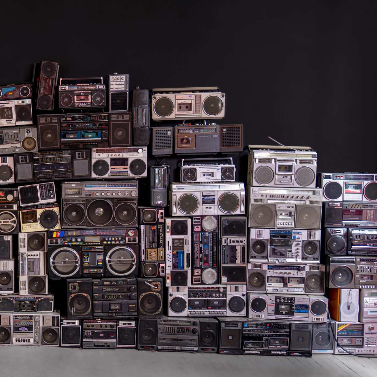 The Boombox Room | Boombox wall / Denim Wall, Brooklyn, NY | Production ...