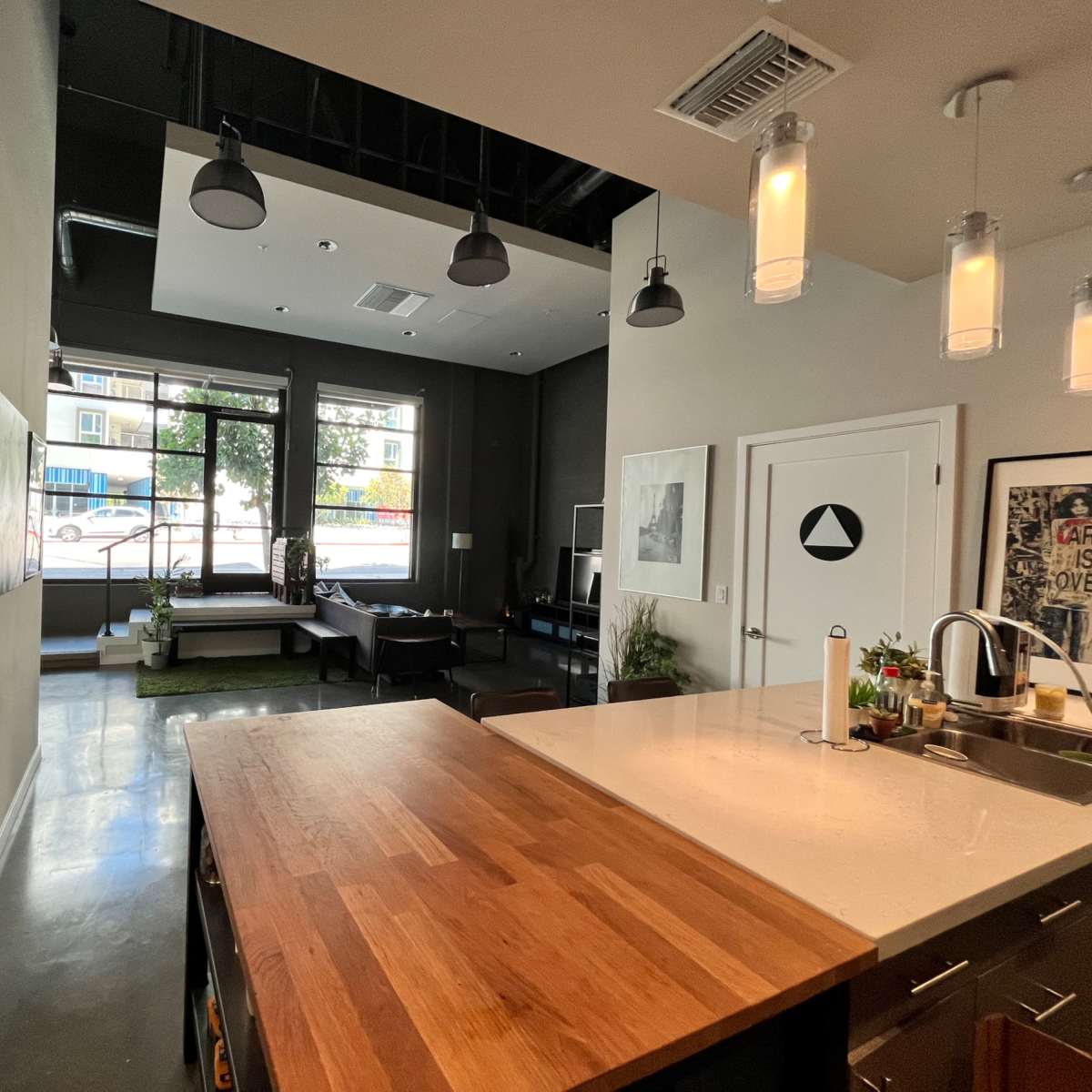 Colab Condo | Glendale Industrial Loft with full kitchen, bartop ...