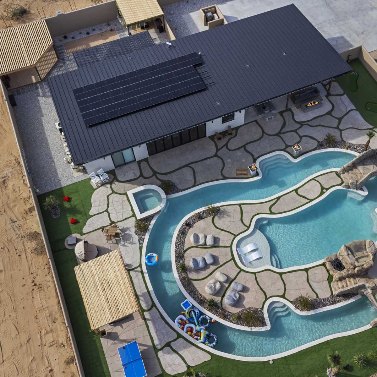 Lazy River, Hot Tub, Yoga Deck, Cold Plunge, Sauna, Octagon Projection ...