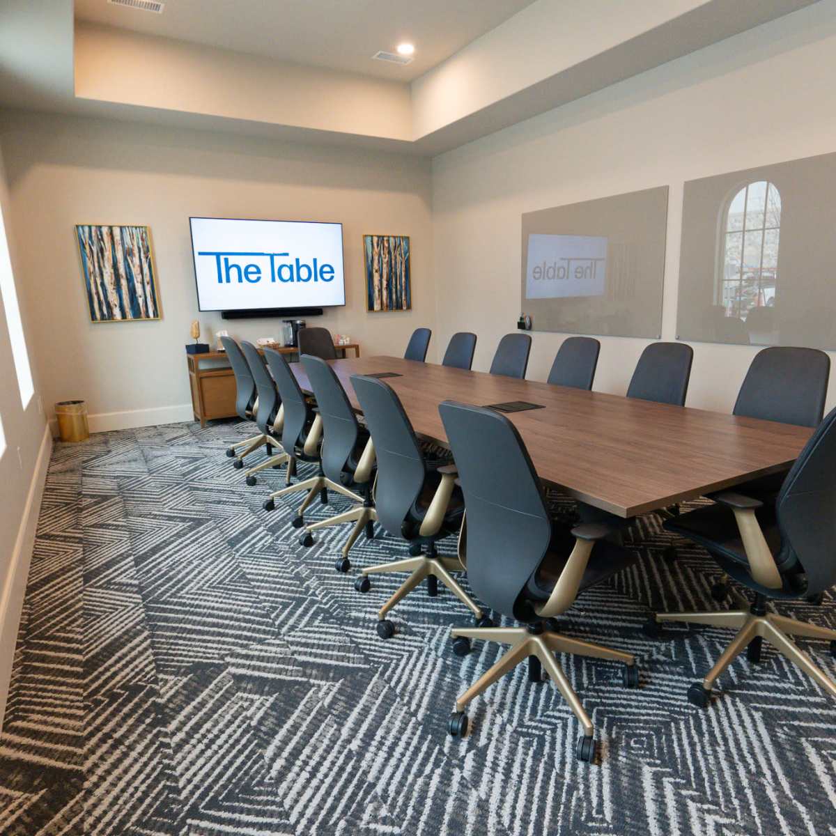 Meeting room in quiet community with Mediterranean inspired ...