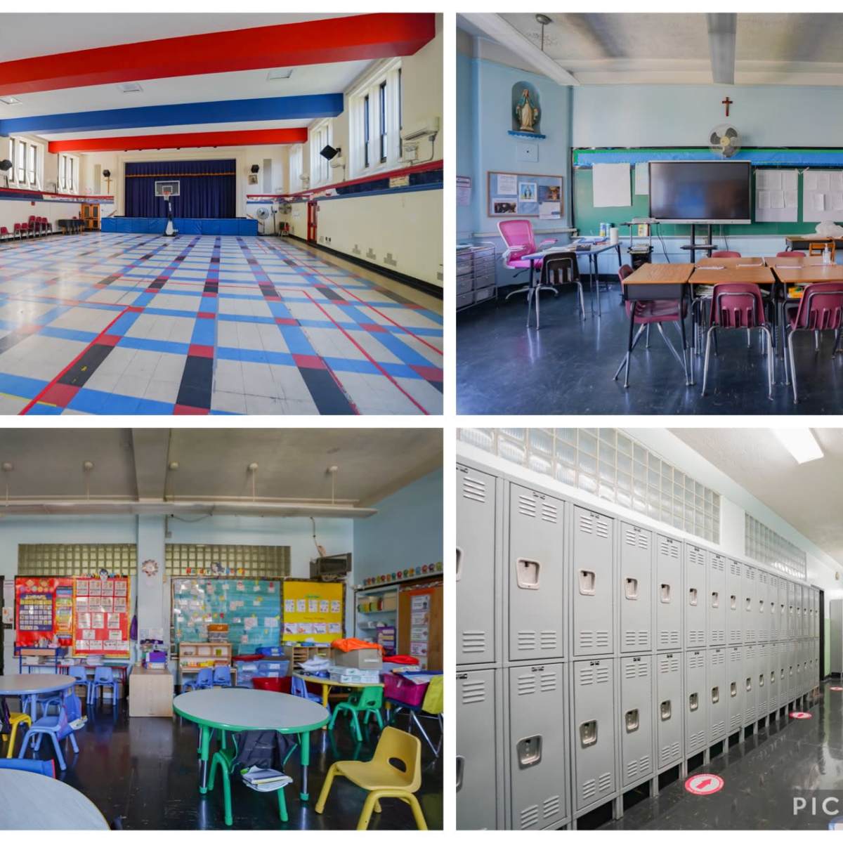 Downtown School with Classrooms, Courtyard, Gym, New York, NY ...