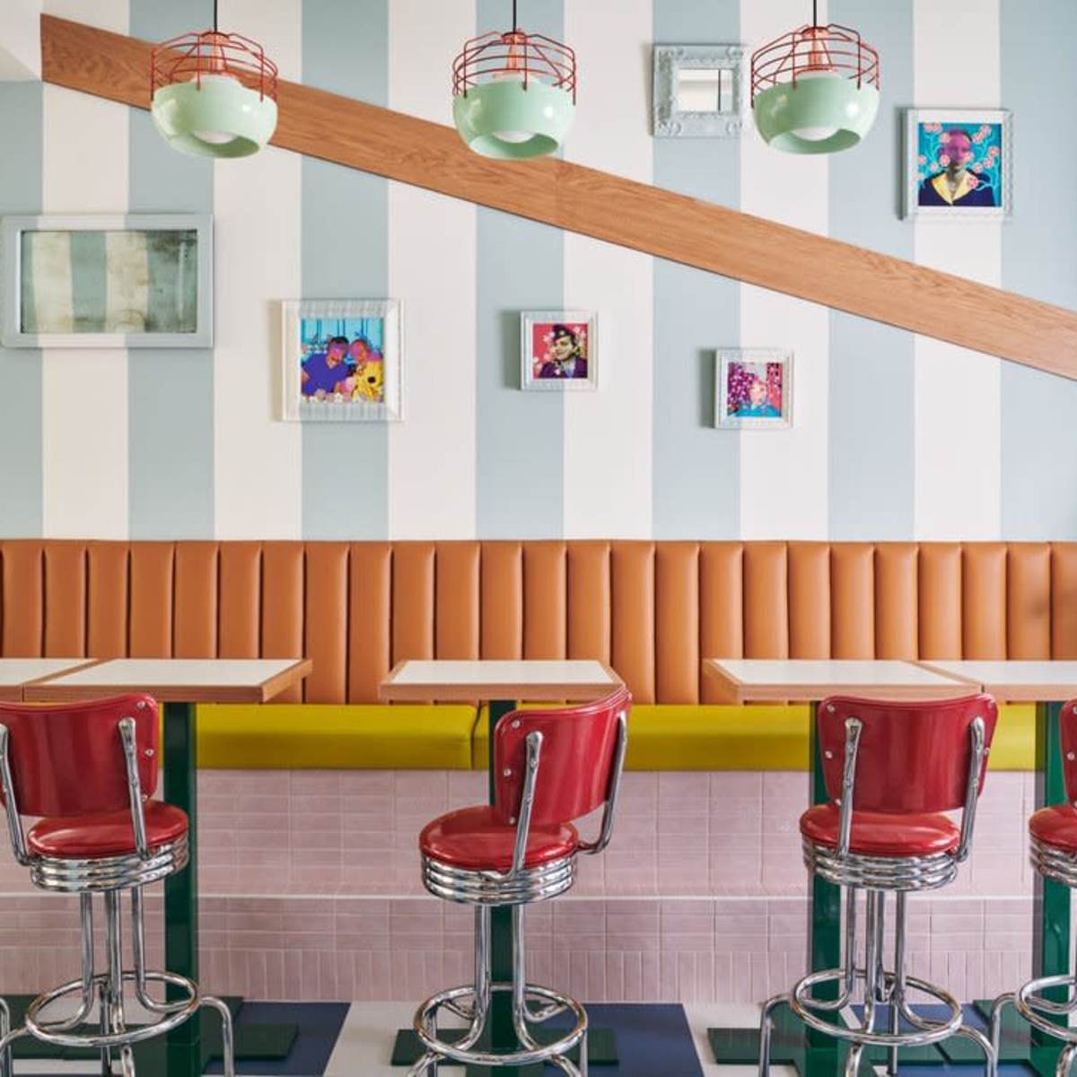 Retro Diner with Ceiling to Floor Windows, San Francisco, CA ...