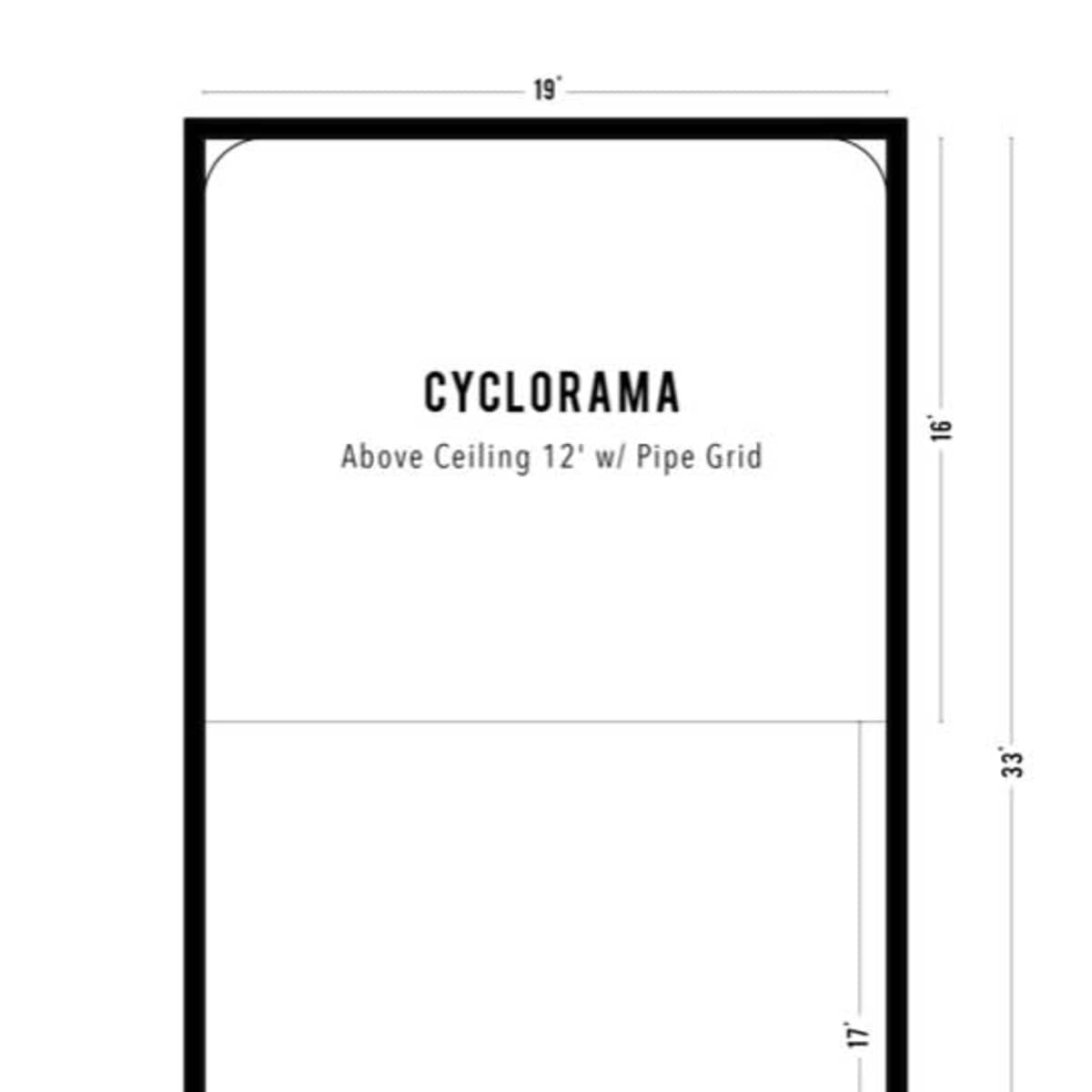 Popsicle Studios | Big 3 wall Cyclorama with RGB color LED lights ...