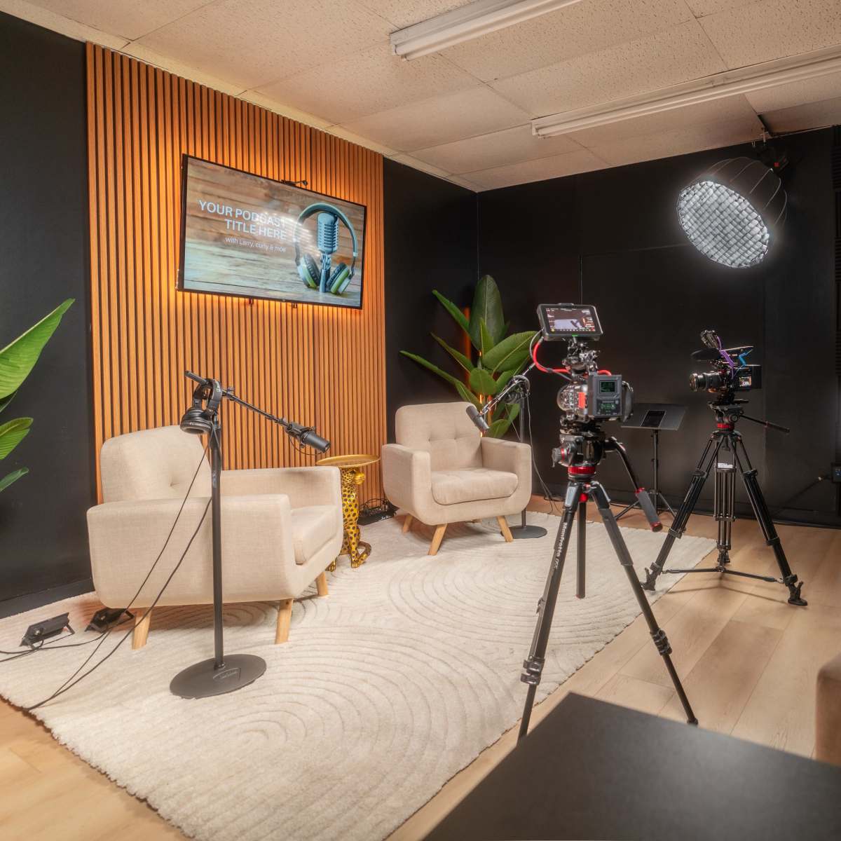 Fully Equipped + Pre-Lit Podcast Recording Studio, Richardson, TX ...