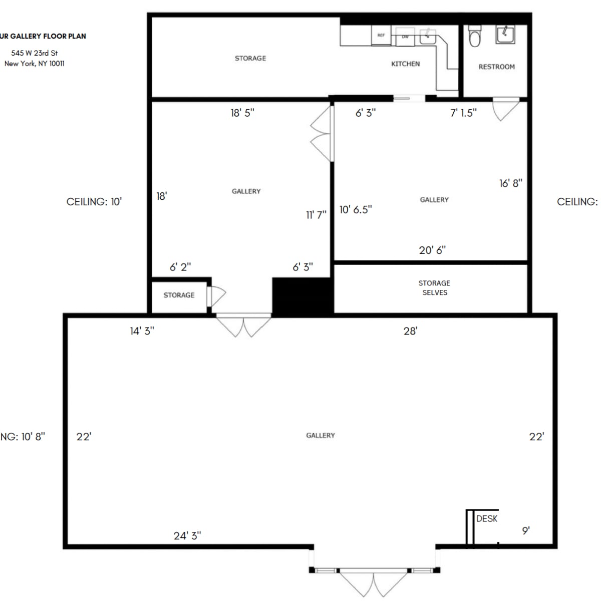 Ground Floor - White Box Chelsea Gallery Space, New York, NY | Off-Site ...