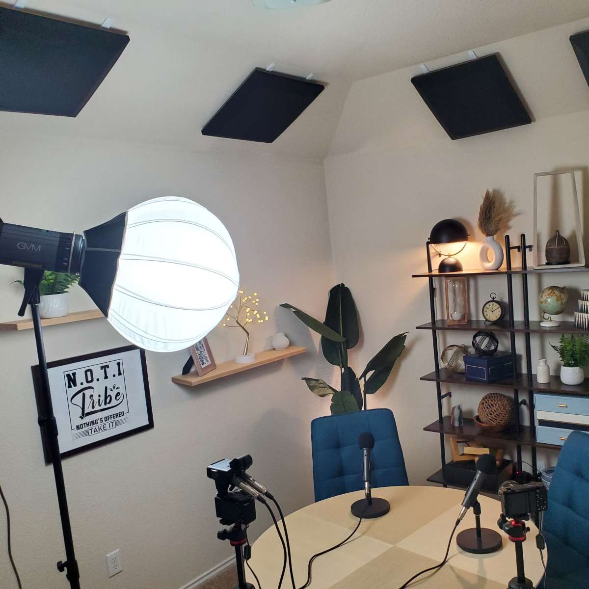 Modern Podcast Studio Room, Leander, TX | Production | Peerspace