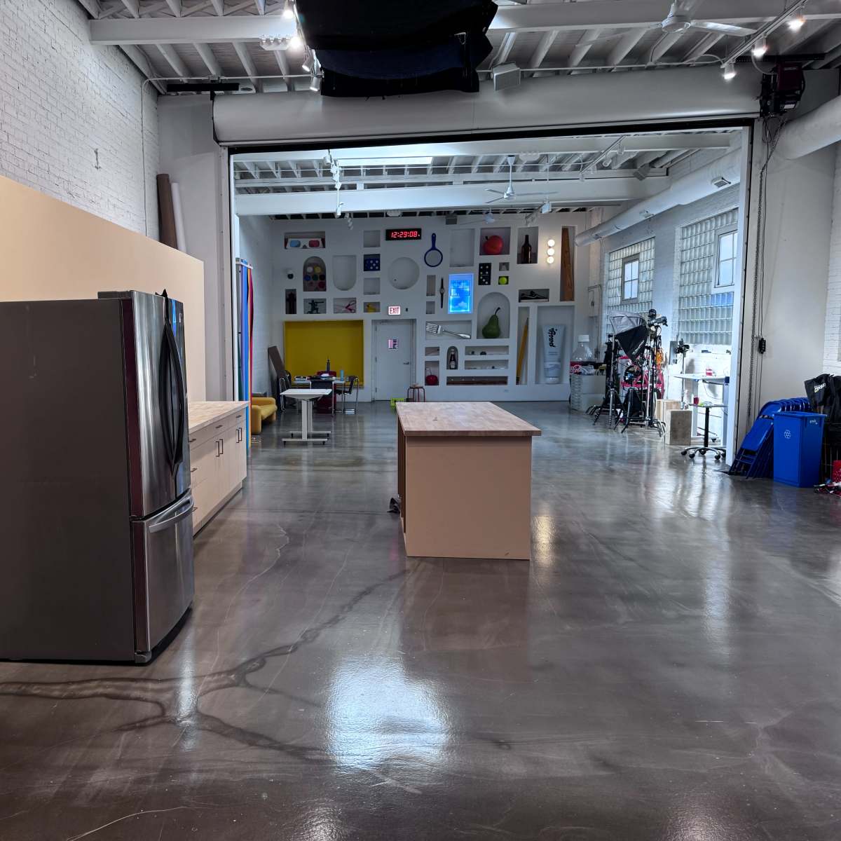 Large Photo Studio With Stage Kitchen, Chicago, IL | Production | Peerspace