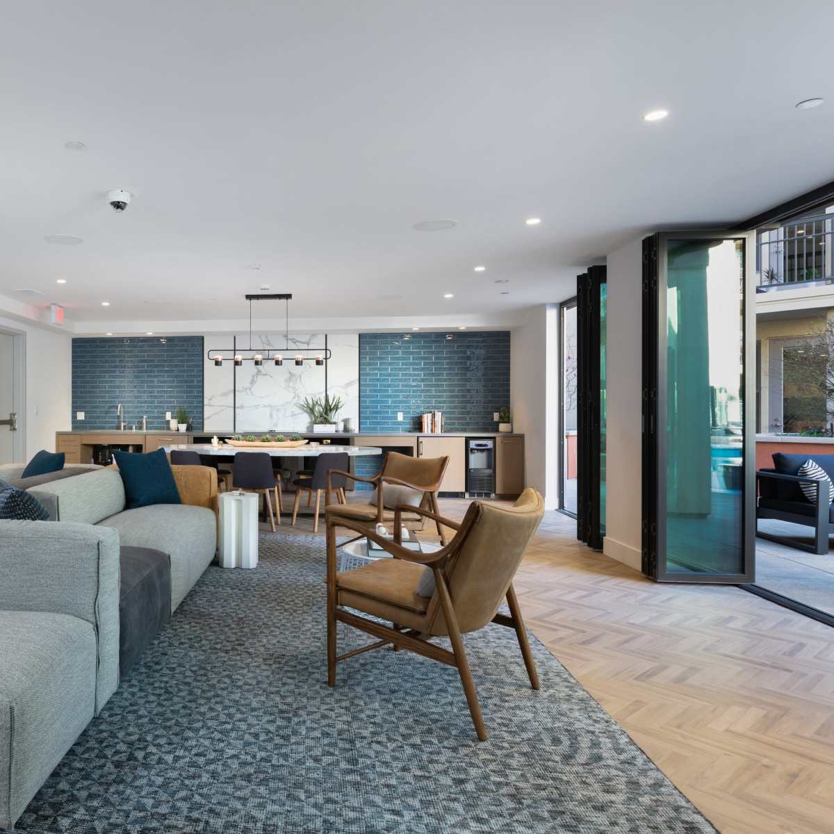 Contemporary Lounge with Open Kitchenette, Walnut Creek, CA | Event ...