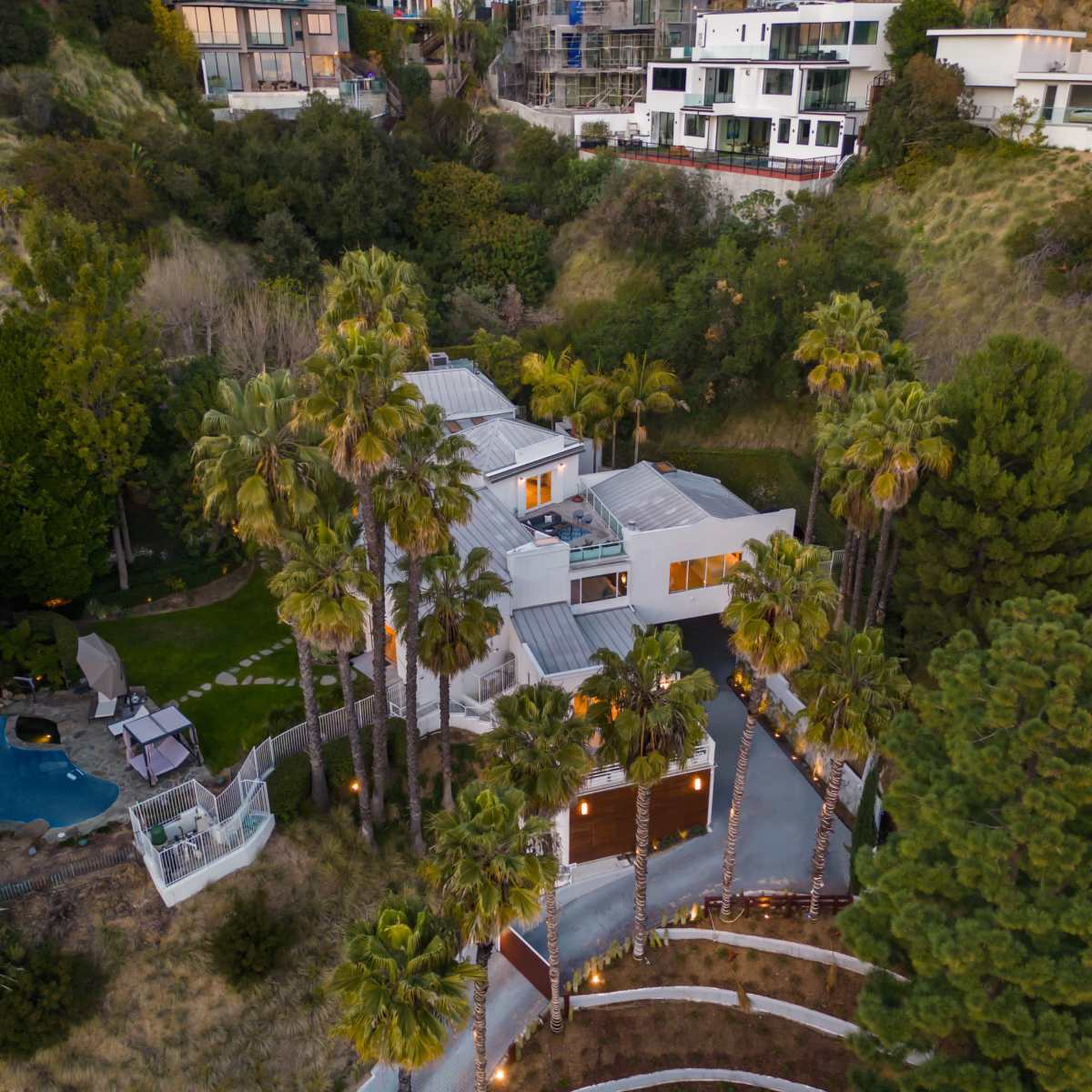 Rising Glen: Pool, View, & Guest House, Los Angeles, CA | Production ...