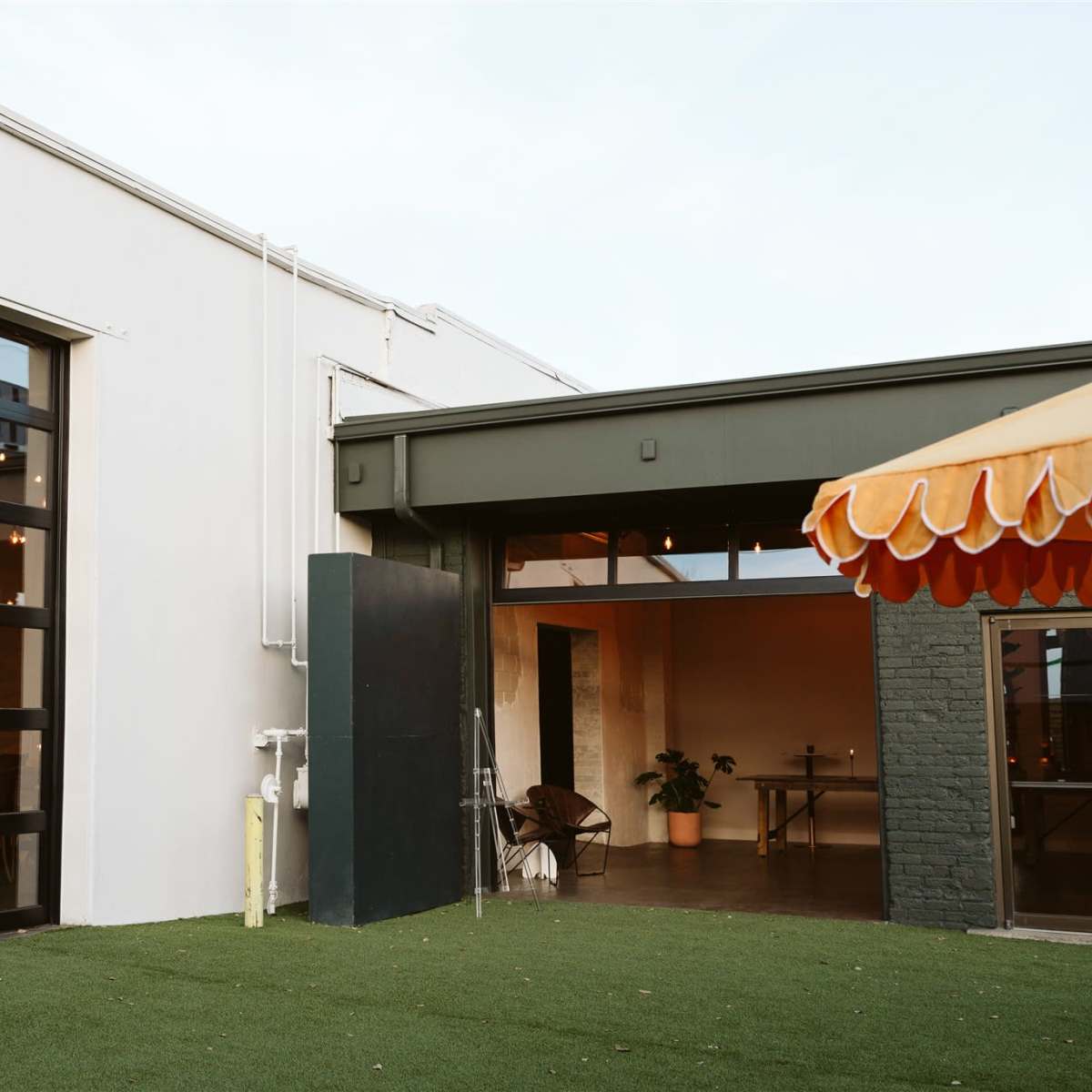 Downtown Event Space Blending Industrial Charm with Laid-Back Elegance ...