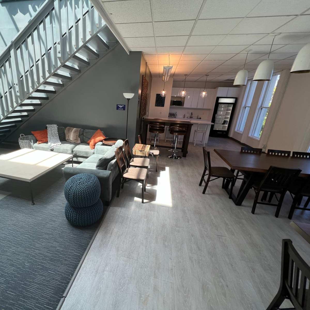 Downtown, on "Restaurant Row", iconic suite in historic building ...