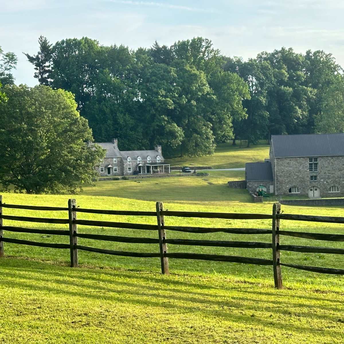 Historic Horse Farm with Stone House, Barn & Spring House and adjacent ...