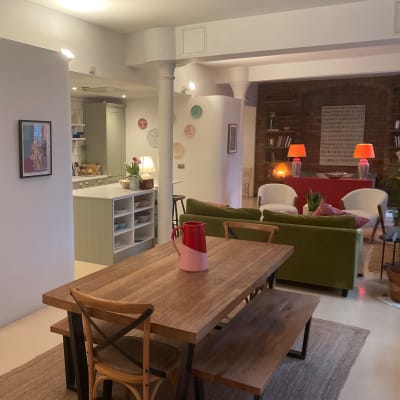 Open plan factory conversion apartment in South East London, London ...