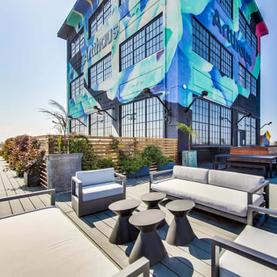 Beautiful Industrial Rooftop Lounge, Oakland, CA | Production | Peerspace