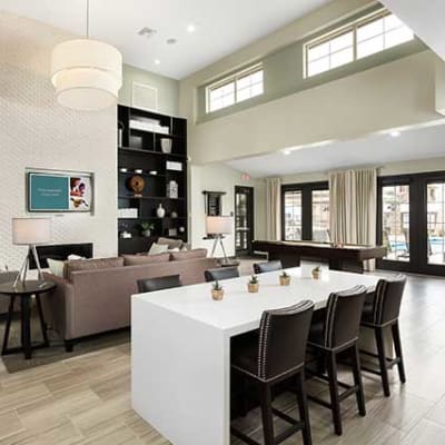 Amazing Open Space w/ Kitchen, Lounge Seating, Shuffle Board and ...