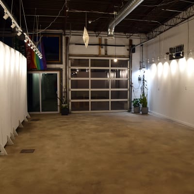 Downtown Mechanic Shop Converted to Art Galley with Skyline View ...