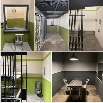 Atlanta Jail Cell/Interrogation Room/Confessional Booth Standing Sets ...
