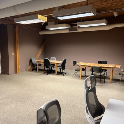 Exposed Wood Beam High Ceiling Event Space in Downtown, Seattle, WA ...