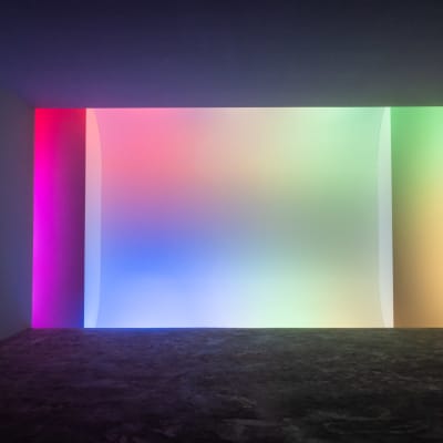 Lightbox Stage w/Colored Lights Cement Floor - Hyde Park, Los Angeles ...