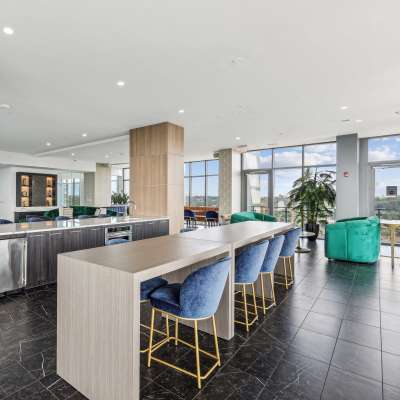 Spacious Sky Lounge with Sweeping Views of DC, Alexandria and MD ...