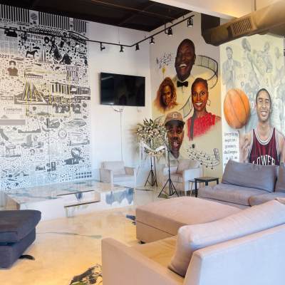 Eclectic + Urban Event Space with Extraordinary Art Murals, Compton, CA ...