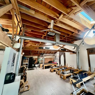 Pilates Studio with Bow-truss Ceiling, LOS ANGELES, CA | Event | Peerspace