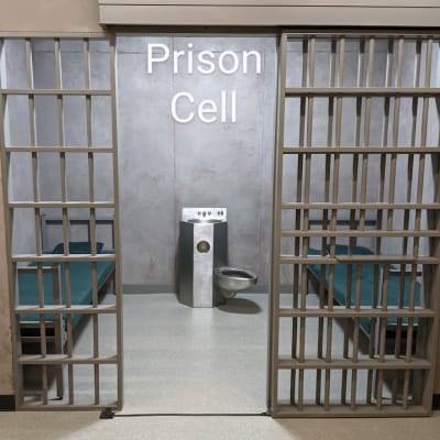 Large Prison Set with Prisoner Cell, Interrogation Room, and Booking ...