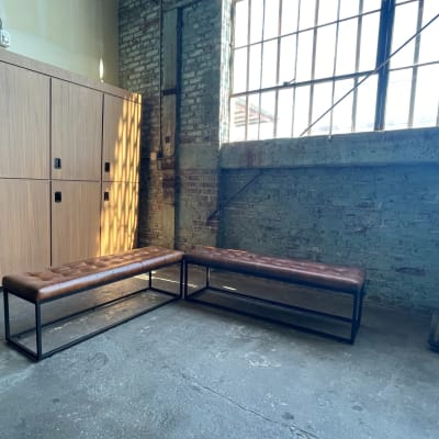 Locker Room Standing Set In Warehouse Studio, Los Angeles, CA ...