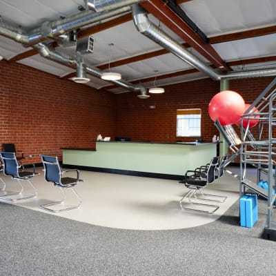 Playa Vista Private Gym with Skylights and Massive Parking Lot, Los ...