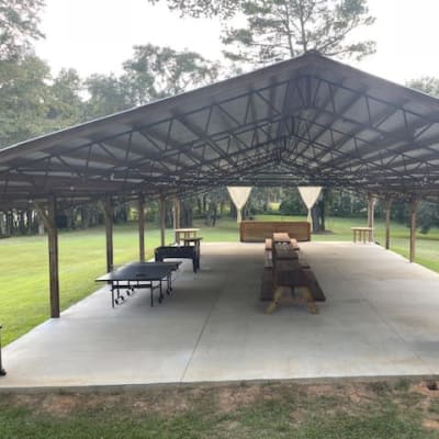 Oak Shade Events - Outdoor 2,000 sqft. Pavilion w/ 16' stage ...
