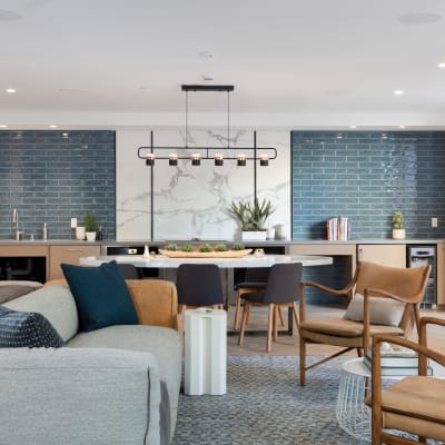 Contemporary Lounge with Open Kitchenette, Walnut Creek, CA | Event ...