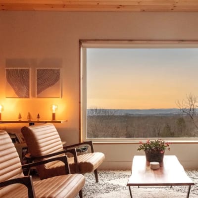 Modern watchtower home with views featured in Dwell, Catskill, NY ...
