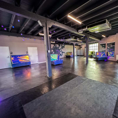 Vibrant, colorful, open plan, multi-use event space | Crescent ...