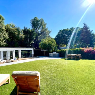 Peaceful and Private house with an incredible flat yard surrounded by ...