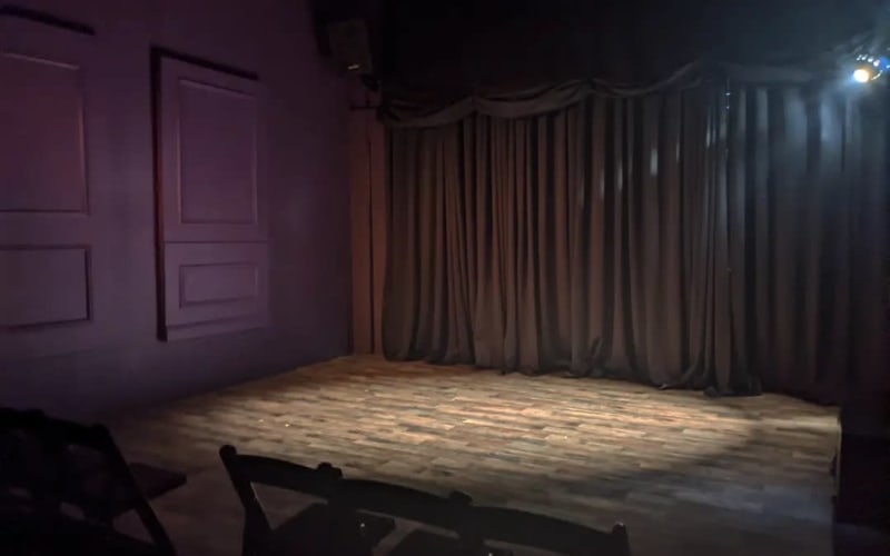Indie Theater Space With Stage Lights and Purple Focus Wall, Brooklyn ...