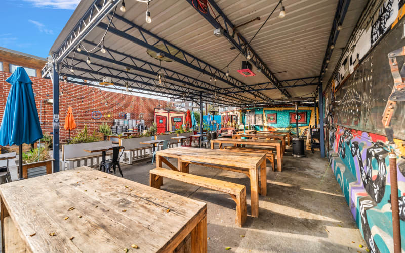 OUTDOOR CAFE EVENT SPACE WITH CITY VIEWS / LA RIVER, Los Angeles, CA ...