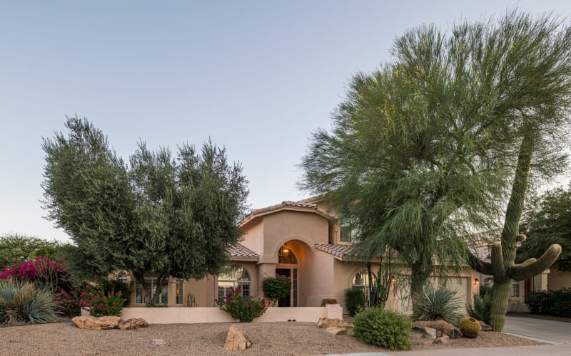 Mediterranean Style Adobe Villa with Pool, Game Room, and Outdoor ...