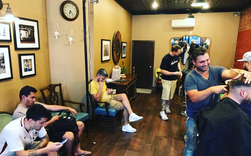 Old school East Village charming Barber Shop, New York, NY | Production ...