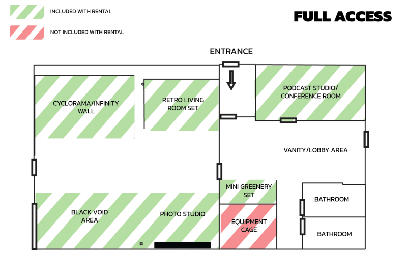 Versatile Production Studio with Cyclorama, Custom Built Sets, and ...